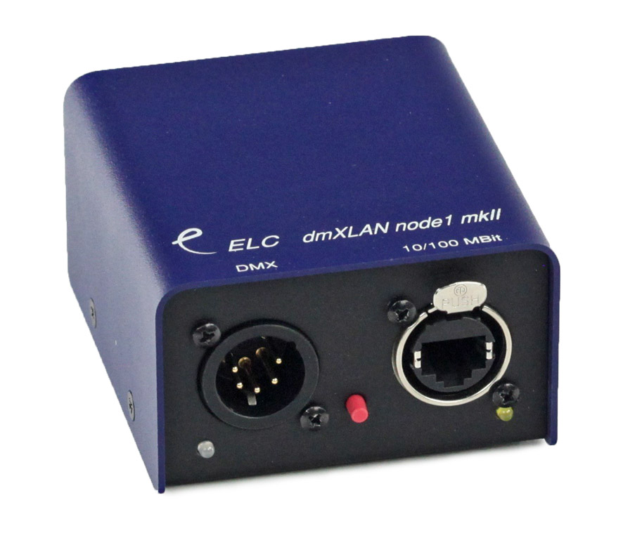 ELC LIGHTING DMXLAN NODE3 SM DMX NODE 3x DMX ports, 2x Ethernet ports ...